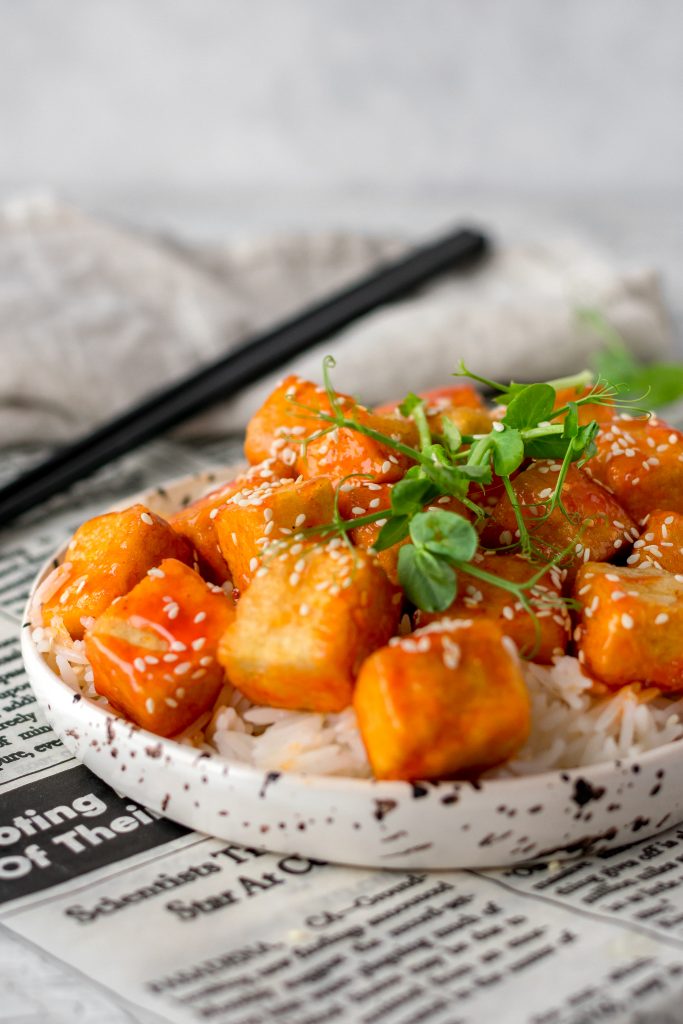 Sweet and Sour Tofu | Le Famished Cat